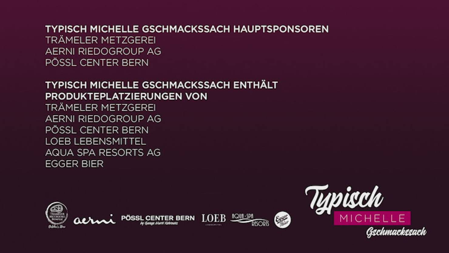 Typisch Michelle - Gschmackssach mit Meta Hiltebrand | TeleBaern