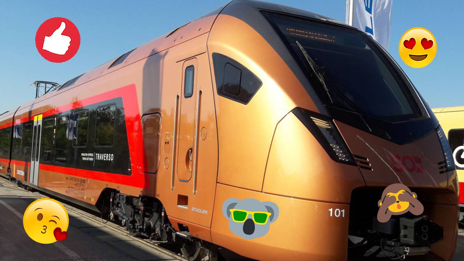 So sieht der neue Zug aus, der über die Gotthard-Panoramastrecke fährt ...