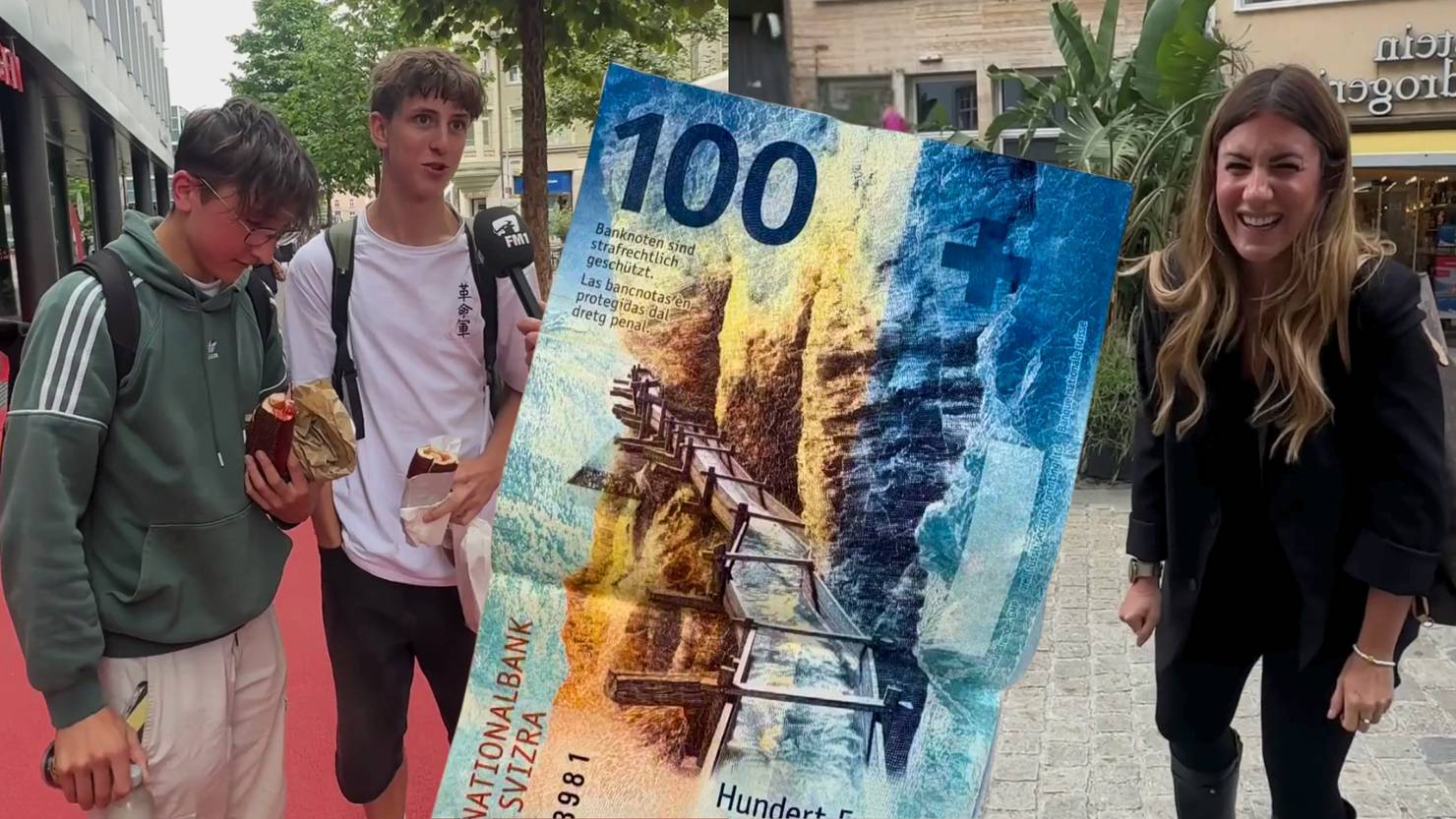 100-Franken-Note Schweiz: Weisst du, was auf der Rückseite abgebildet ...