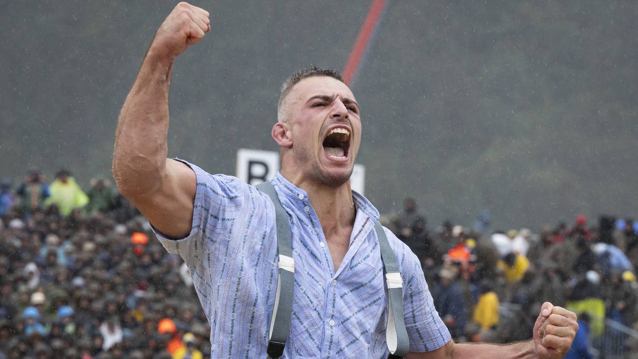Samuel Giger gewinnt das Unspunnen-Schwinget | TeleZüri