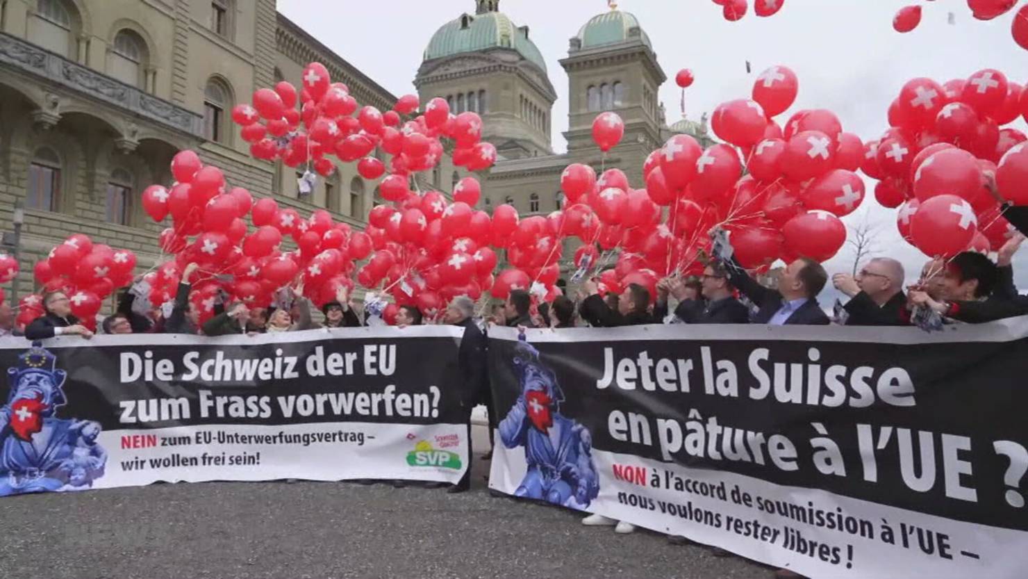 SVP startet Kampagne gegen das neue EU-Verhandlungspaket | TeleBaern