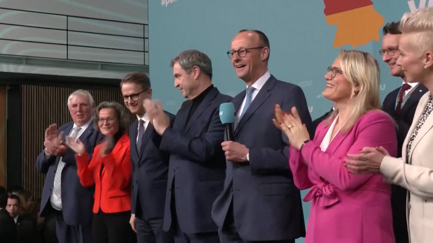 CDU-Chef Merz feiert nach Wahlsieg «Rambo-Zambo» – «und ab morgen wird ...