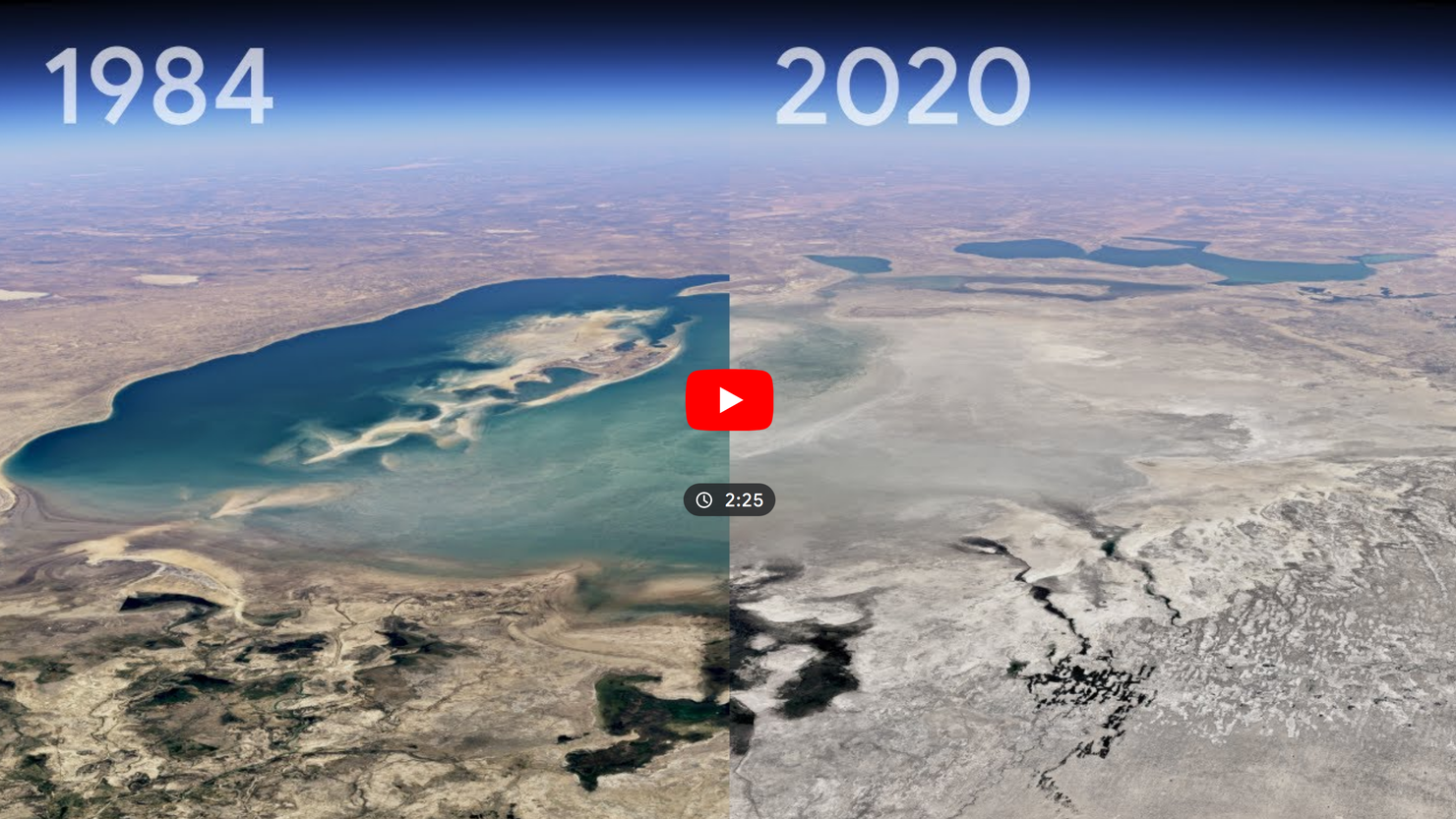 Satellitenbilder im Zeitraffer: So stark hat der Mensch die Natur ...