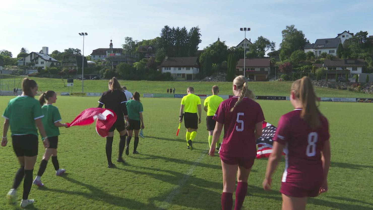 Spezielles Duell: FCSG-Frauen duellieren sich mit Ami-Team | TVO Online