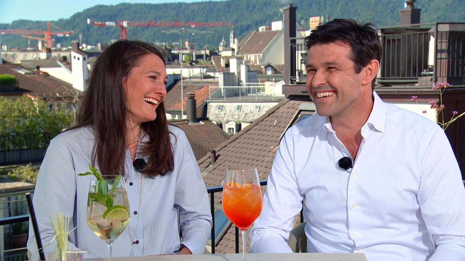 Tiana Angelina Moser und Matthias Aebischer, GLP-Fraktionspräsidentin ...