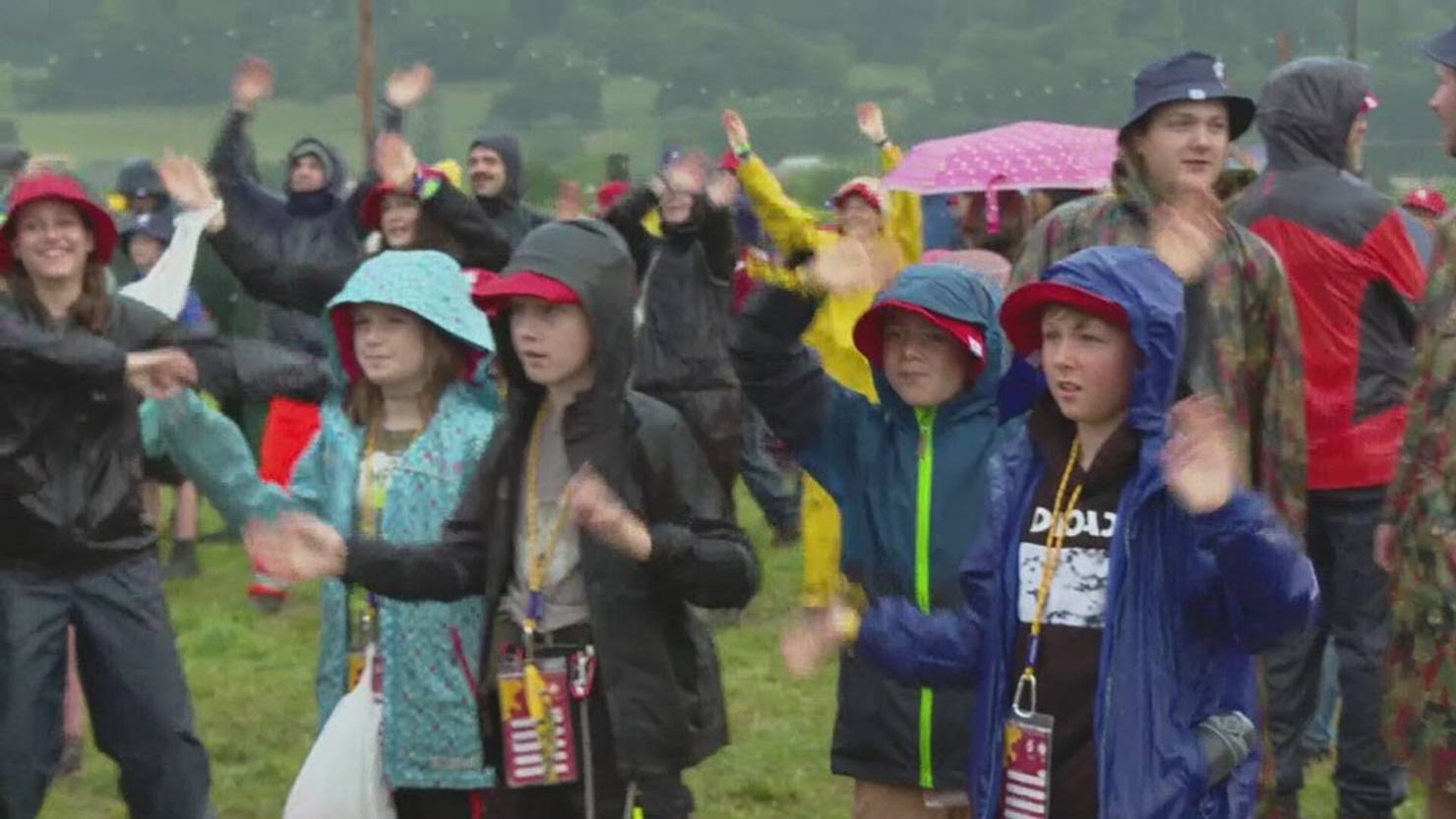 Grosses Jubla-Lager startet mit hohem Besuch | Tele1