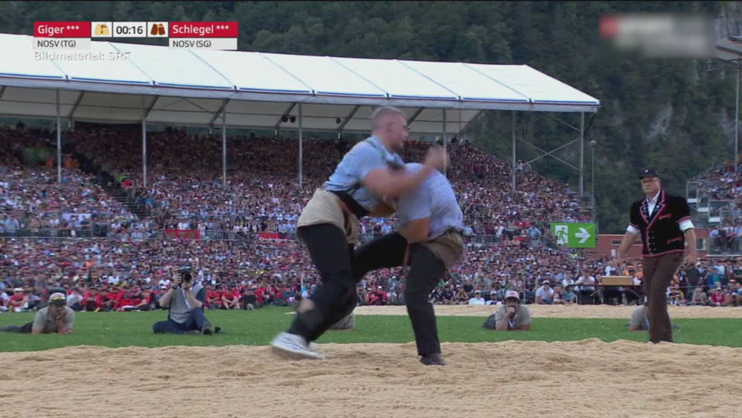 Gestellter Schlussgang: Armon Orlik ist Schwingerkönig | TeleBaern