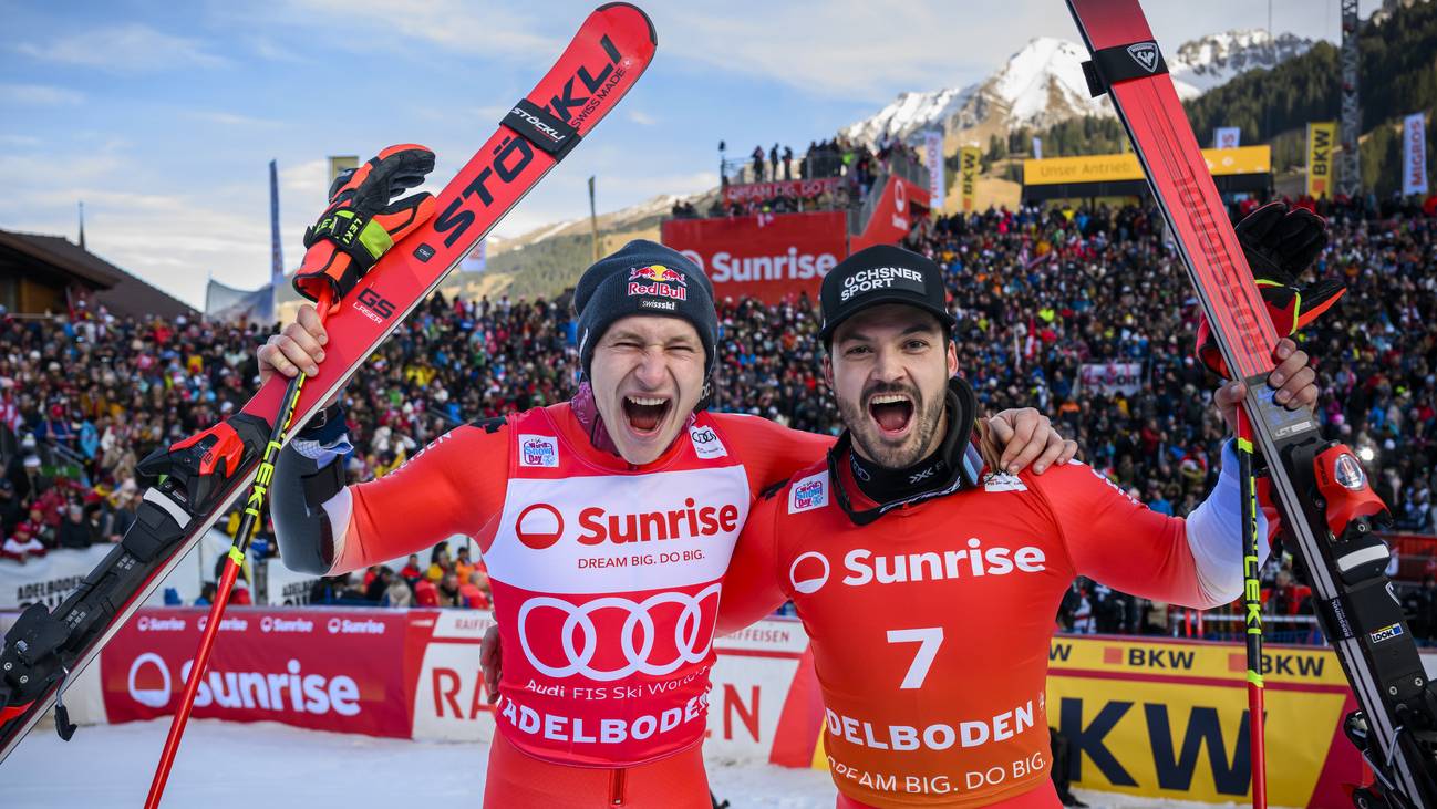 Extase in Adelboden: Odermatt triumphiert am Chuenisbärgli, Meillard ...