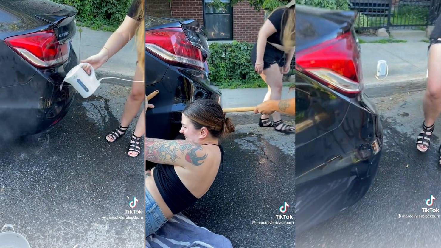 Kann man eine Delle beim Auto mit heissem Wasser entfernen? | Radio 32